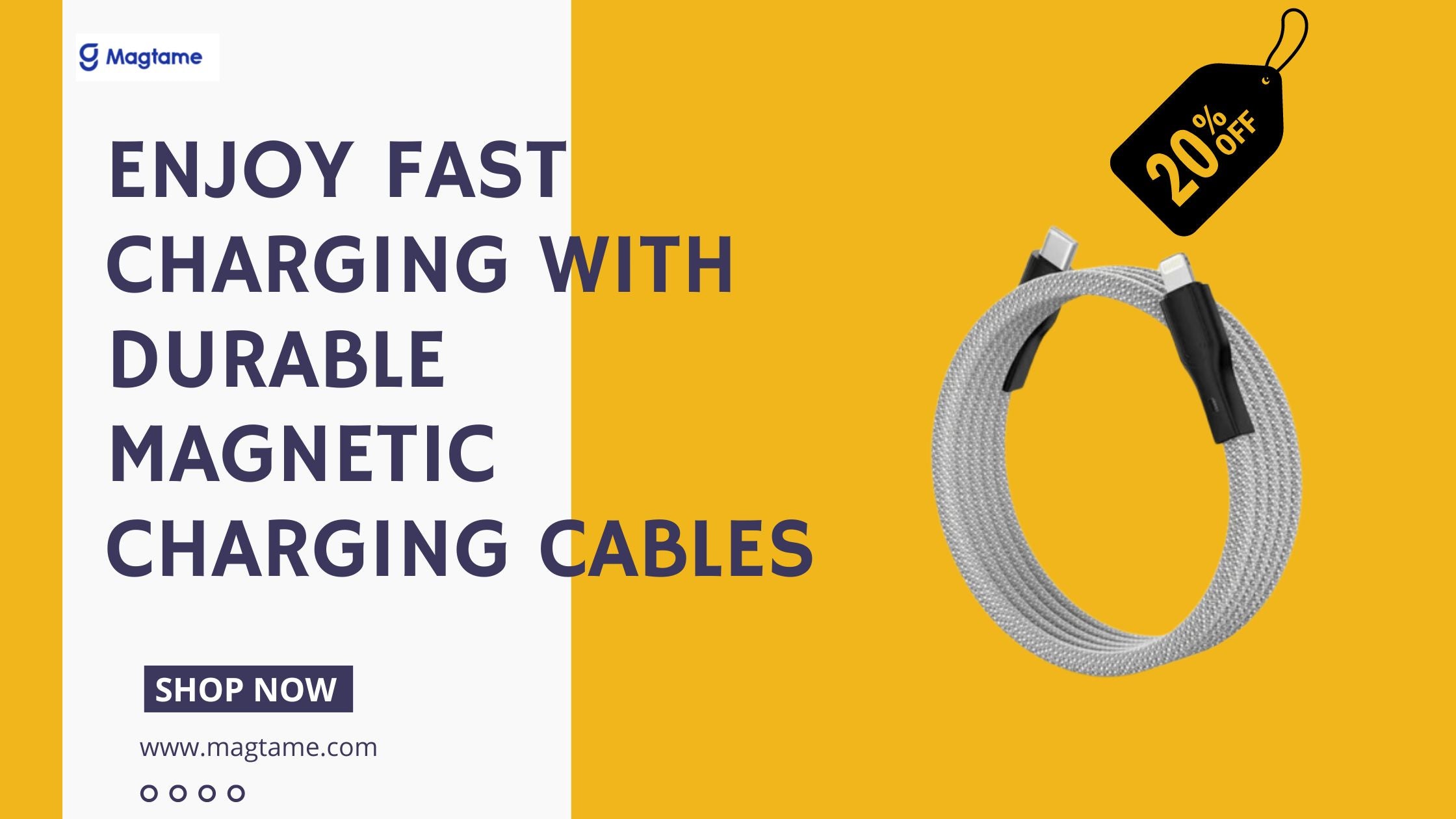 Enjoy Fast Charging With Durable Magnetic Charging Cables – Magtame