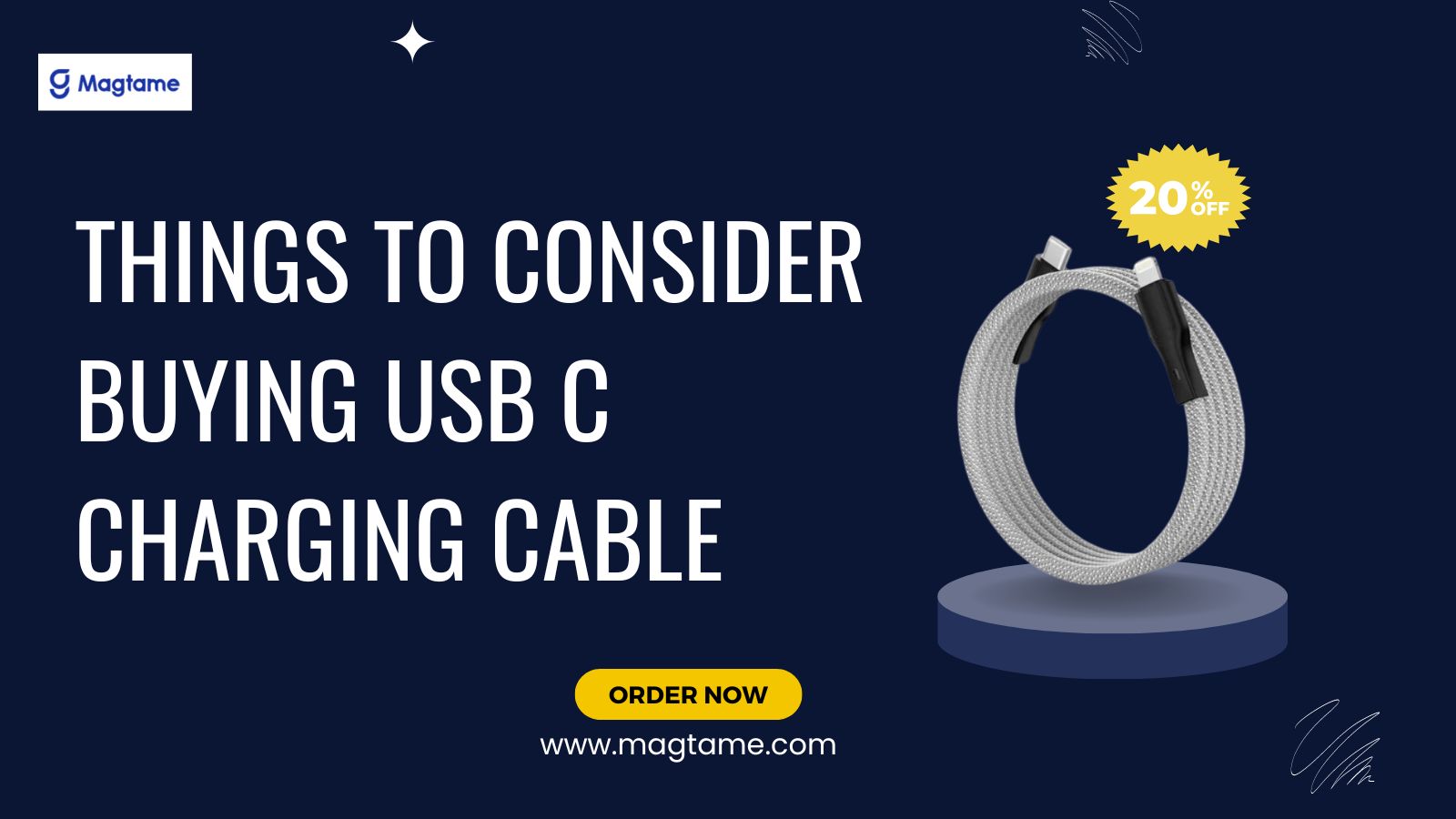 Things to Consider Buying a USB C Charging Cable – Magtame