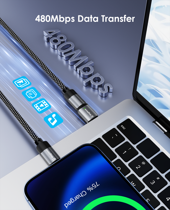 Magtame 240W Magnetic USB-C Adapter