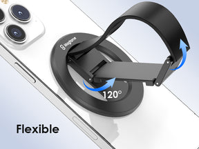 MagSafe Magnetic Phone Grip with Finger Strap, 3-in-1 Metal Phone Hold ...